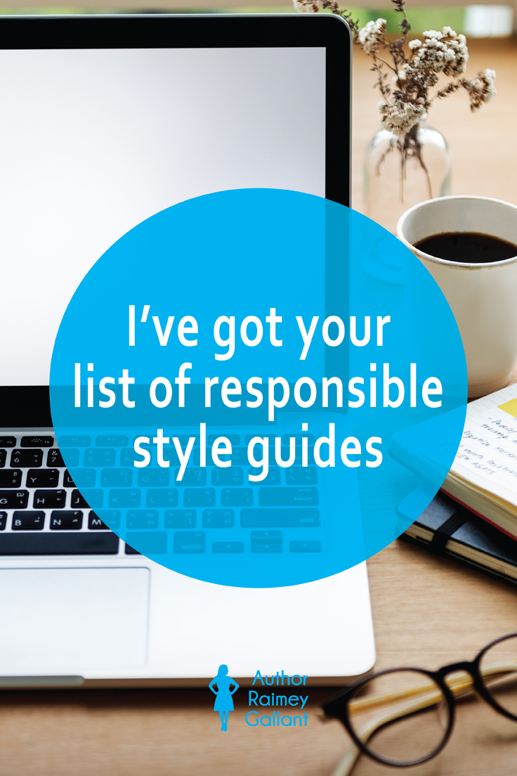 I’ve got your list of responsible style guides #AuthorToolboxBlogHop ...